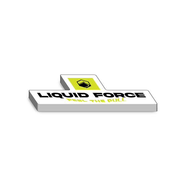 Liquid Force Feel The Pull Hex Drop Sticker (10 Pack) - Liquid Force ...